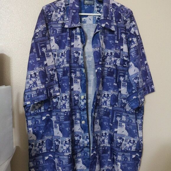 Enyce | Shirts | Vintage Enyce Encore The Source Button Down Shirt Xxl ...